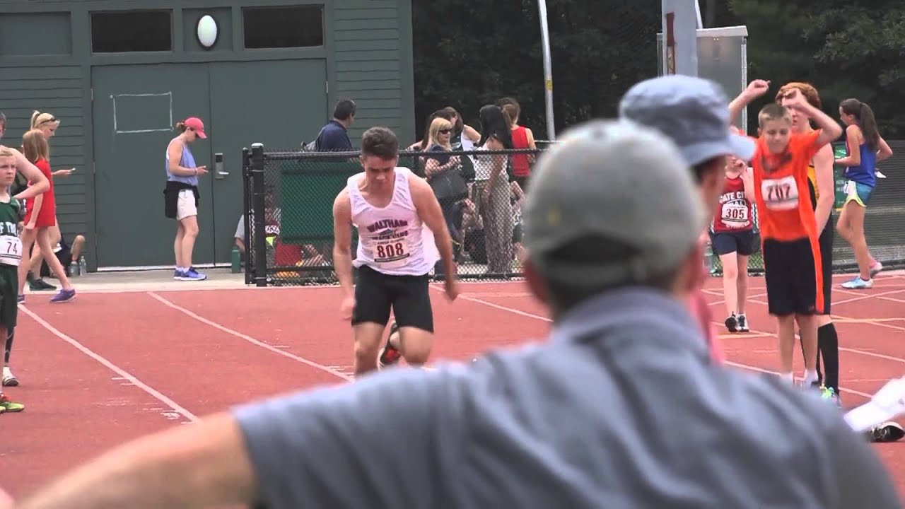 2015 New England Junior Olympics Long Jump - Jared Prior - YouTube