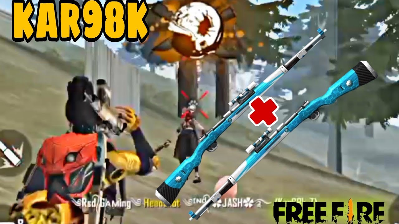TWO KAR 98K RANKED GAMEPLAY - GARENA FREE FIRE- RSD GAMING - YouTube
