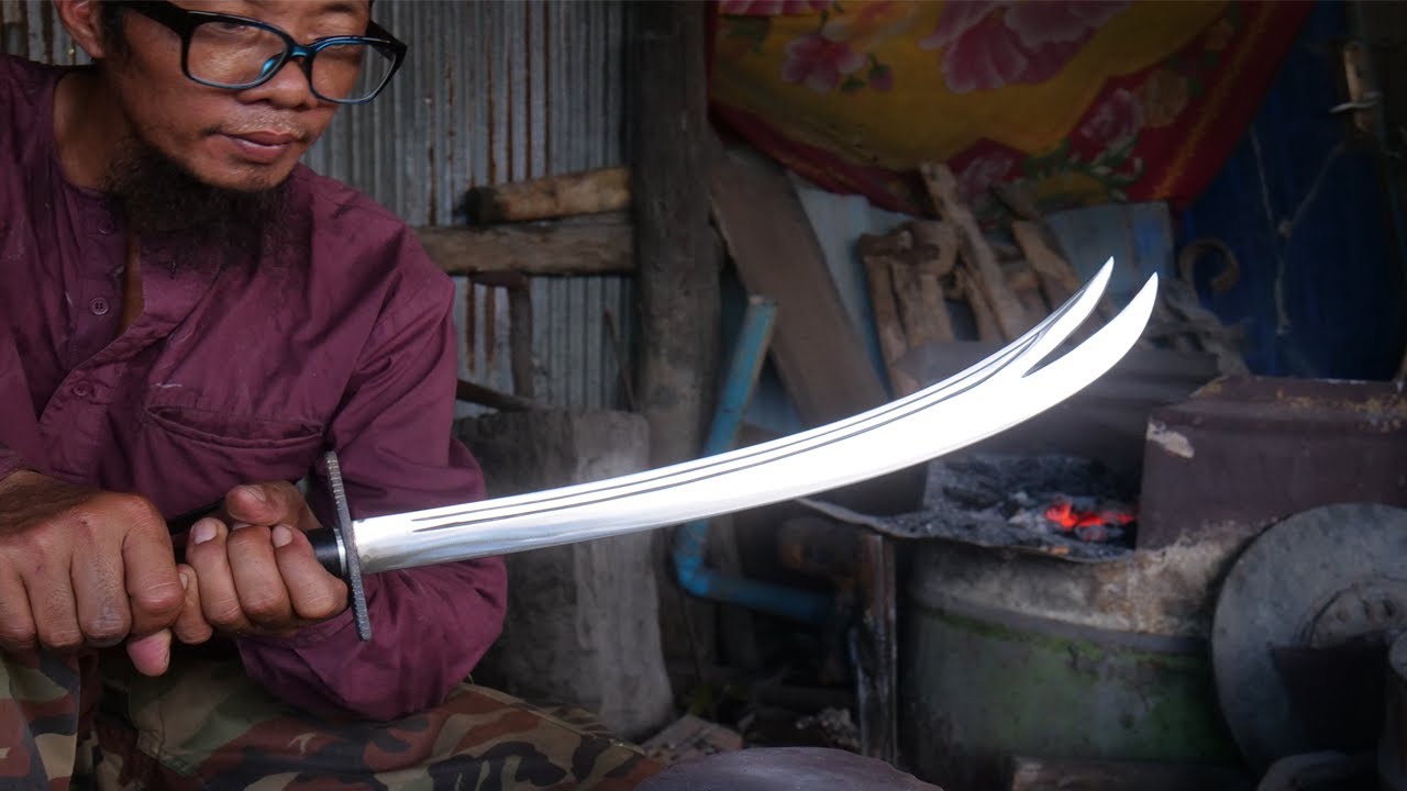 Sword Making - How To Make A Sulfika Sword Style By Cambodian ...