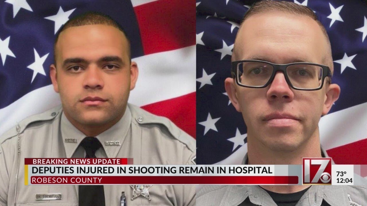 Robeson County deputies remain in a hospital - YouTube
