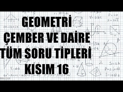 KPSS - GEOMETRİ - Çember ve Daire Soru Çözümü 16.Kısım