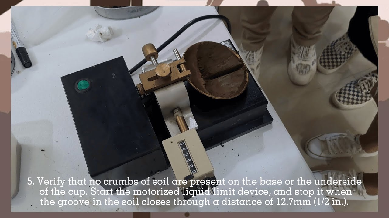 Laboratory No. 7 Liquid Limit Test- ASTM D4318 (Geotechnical ...