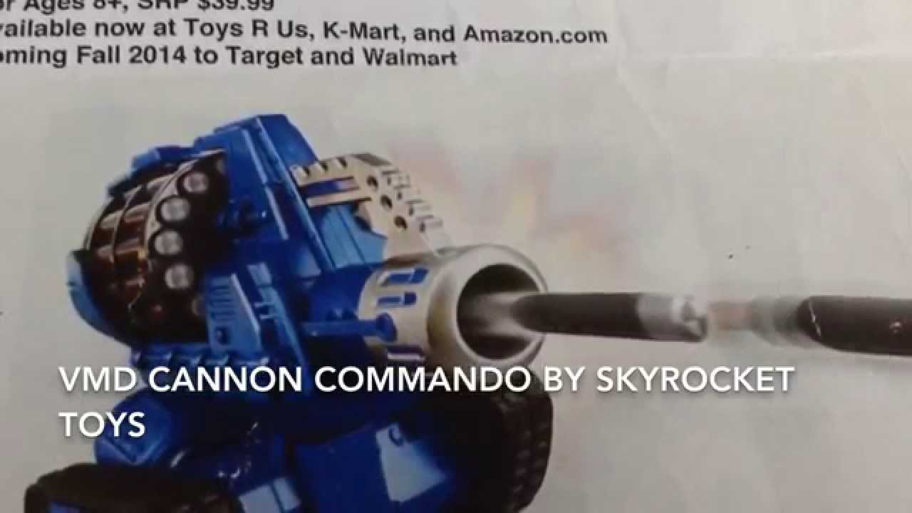 Toy Review: VMD Cannon Commando - F2A - YouTube