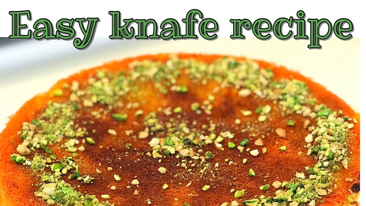 Homemade Knafe Recipe / Kunafe 😋 كنافة مبرومة - YouTube