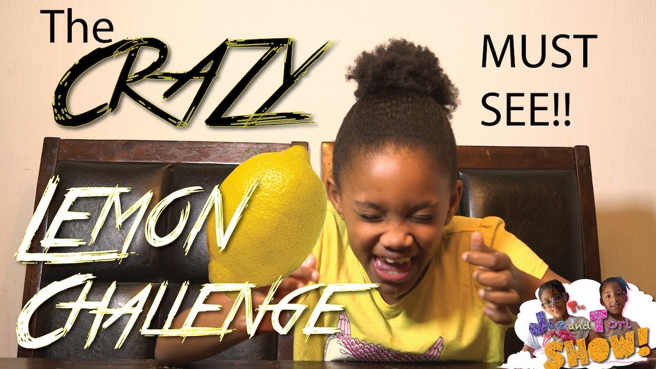 Jaeand Tori Show Lemon Challenge/ and Tori's Slime Prank - YouTube