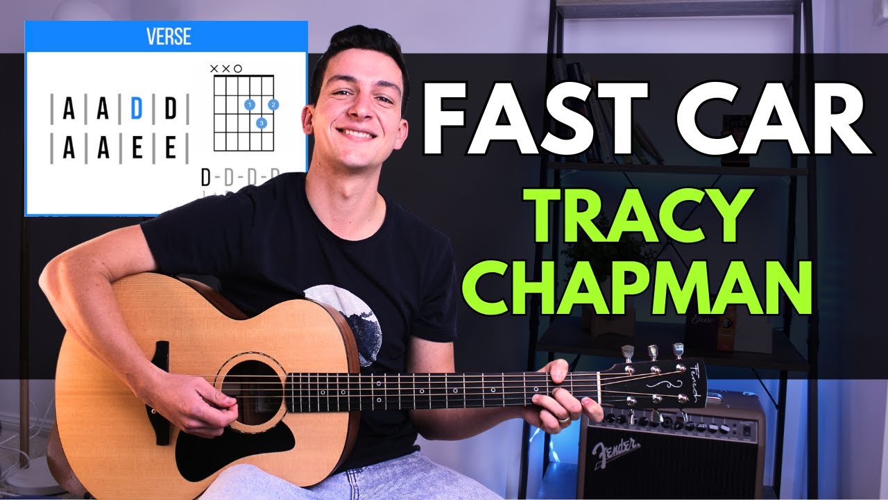 How to Play Fast Car by Tracy Chapman on Guitar | Beginner Guitar ...