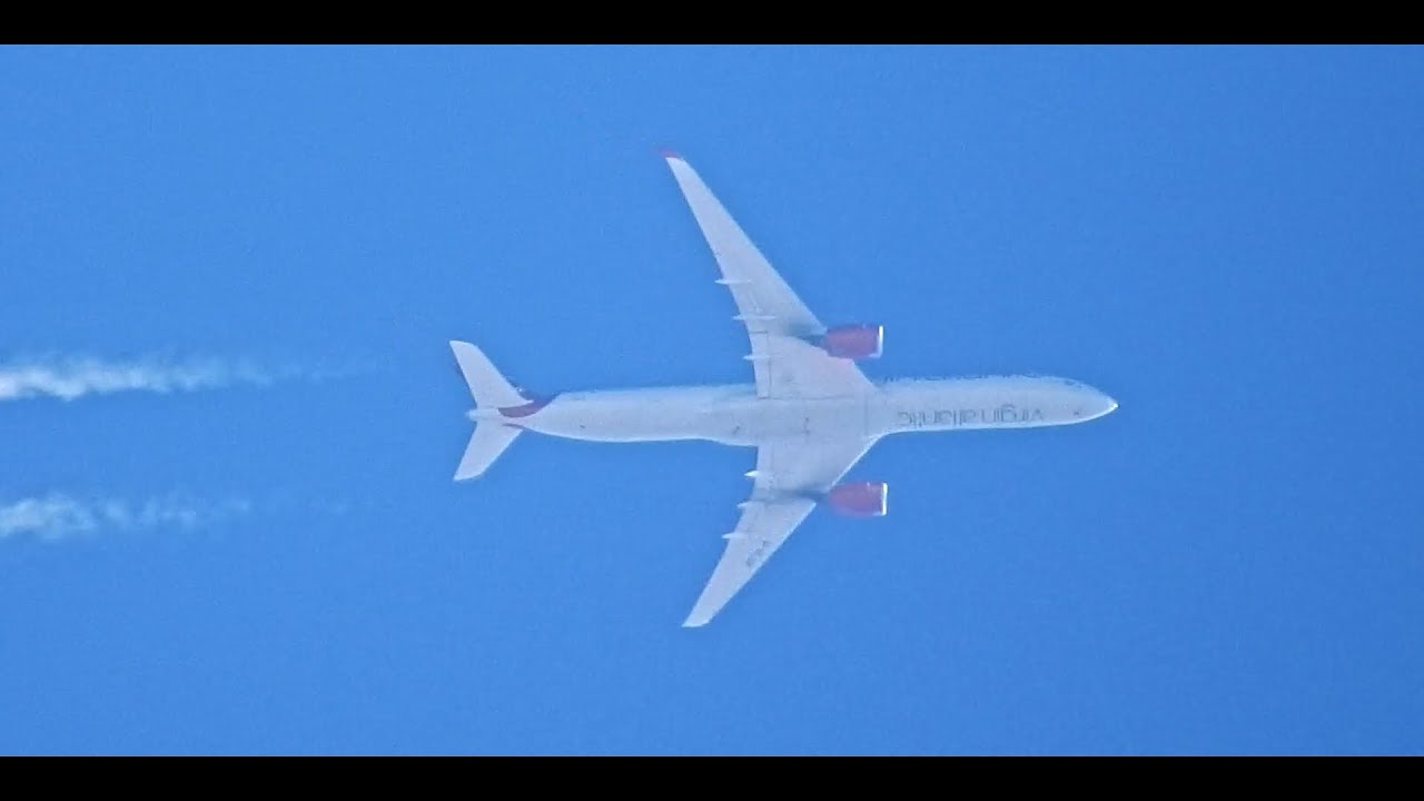 Virgin Atlantic | Airbus A350-1041 | High Altitude Plane Spotting - YouTube