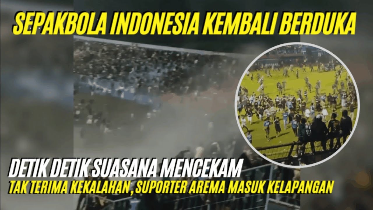 Derby Jatim Ricuh (Arema vs Surabaya) Suporter arema ngamuk, banyak ...
