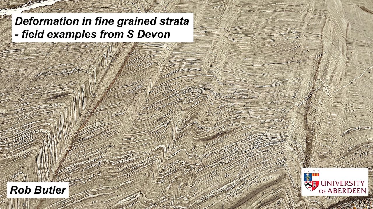 Deformation in fine-grained strata - field examples from S Devon - YouTube
