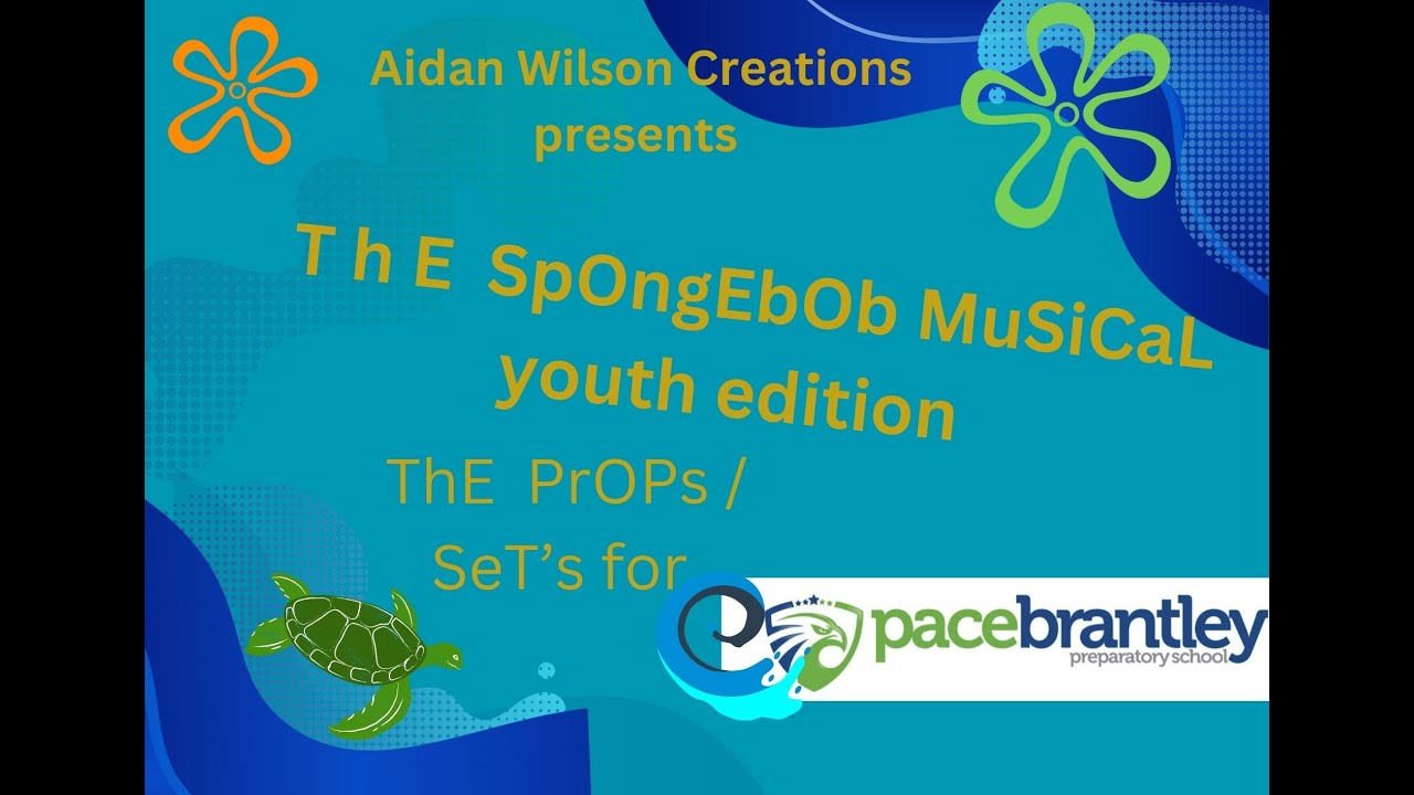 The SpongeBob Musical Youth Edition Props and Sets - YouTube