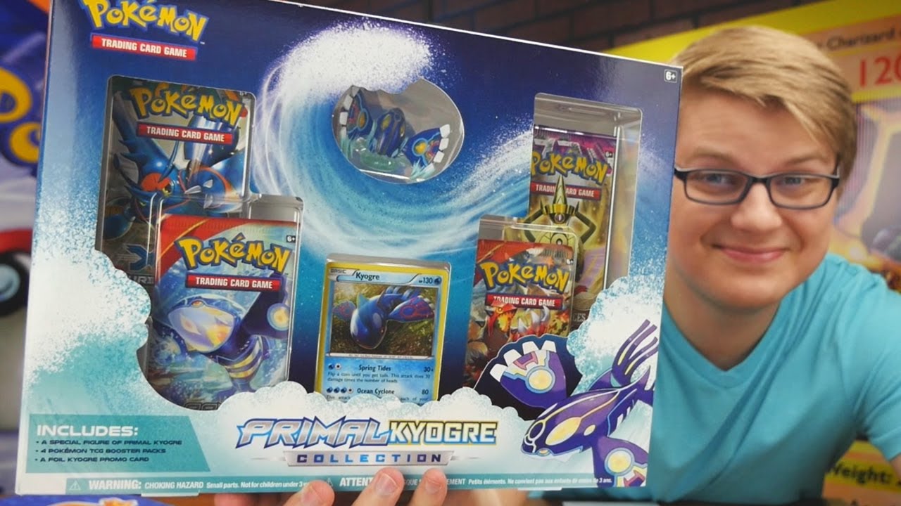 Opening A Primal Kyogre Collection Box - YouTube