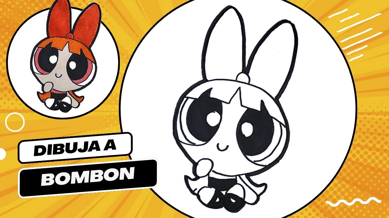 Comó dibujar a Bombón de Las chicas Superpoderosas | Petalo de Las ...