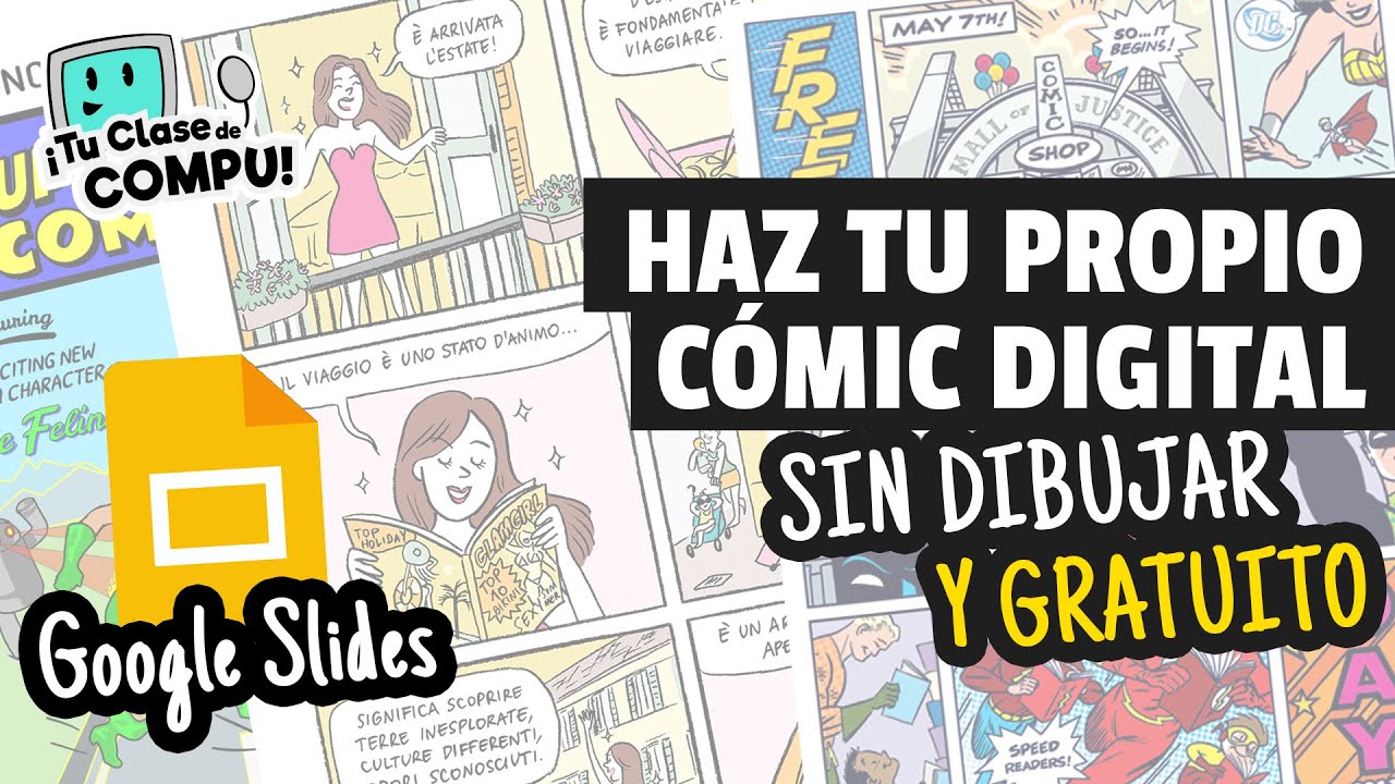Aprende a hacer tu propio COMIC DIGITAL sin dibujar con DIAPOSITIVAS de ...
