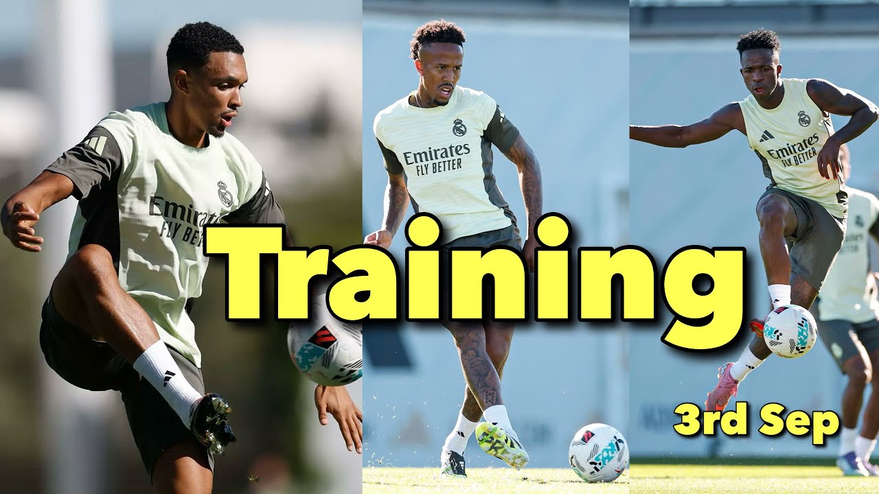 Real Madrid Training 3rd Sep: Vini Jr, Franco, Jude, Rodrygo, Trent | Before Game Vs Castilla ...