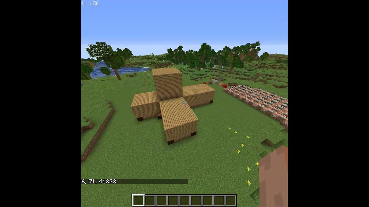 Build a house using command blocks in minecraft - YouTube