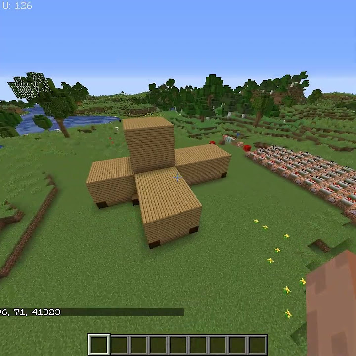 Build a house using command blocks in minecraft - YouTube