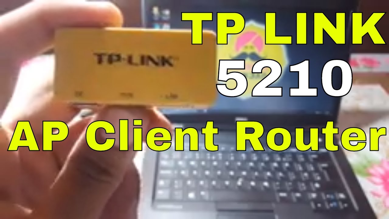 TP Link 5210 AP Client Router / PPPOE / WISP Mode Configuration in Urdu ...