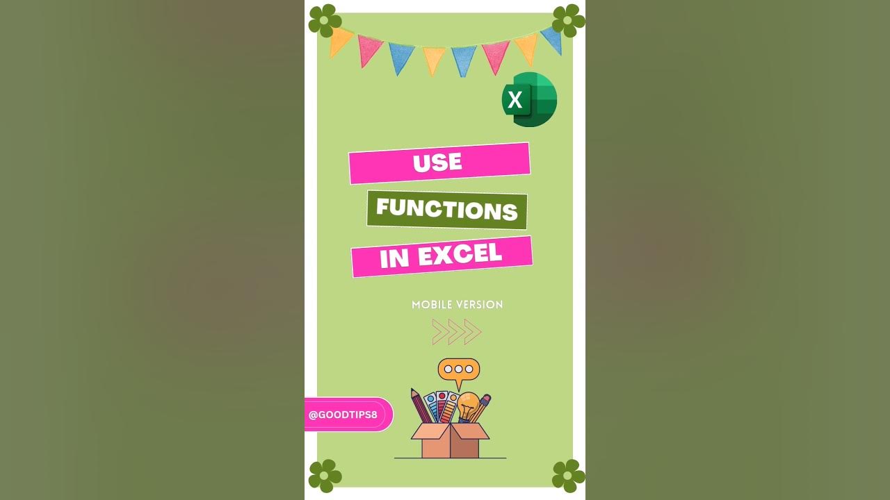 Use functions in Excel : minimum,maximum,average #mobile #excel #finance #tutorial #usa #uk # ...
