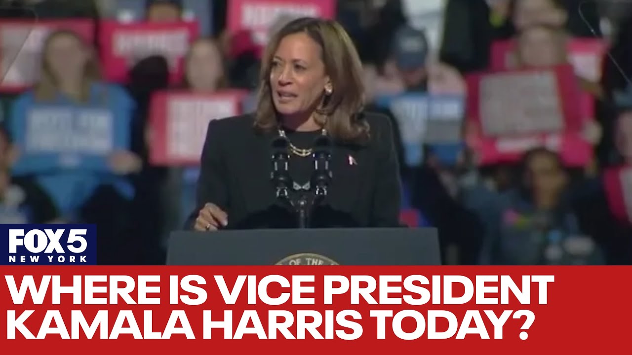 Election Day 2024: Where is Vice President Kamala Harris today? - YouTube