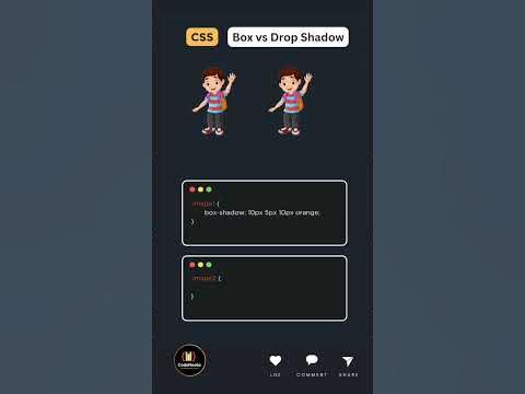 Css Box vs Drop Shadow In css 😎😎 #shorts #coding - YouTube