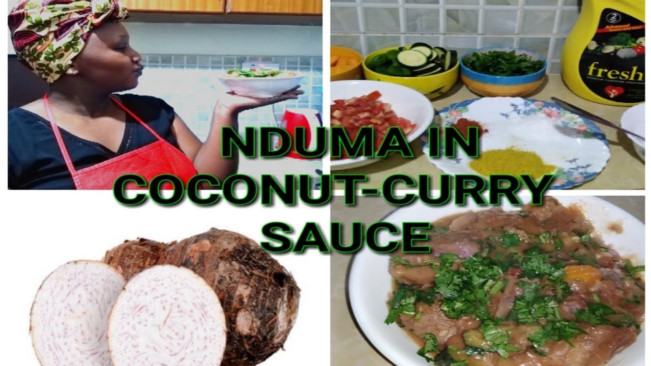 VLOG: DELICIOUS ARROWROOT//NDUMA // TARO ROOTS IN COCONUT-CURRY//STEW ...