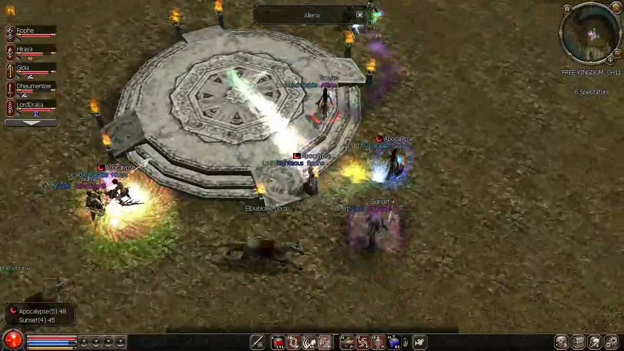 Metin2 US - Guild War - Apocalypse Vs Sunset - YouTube