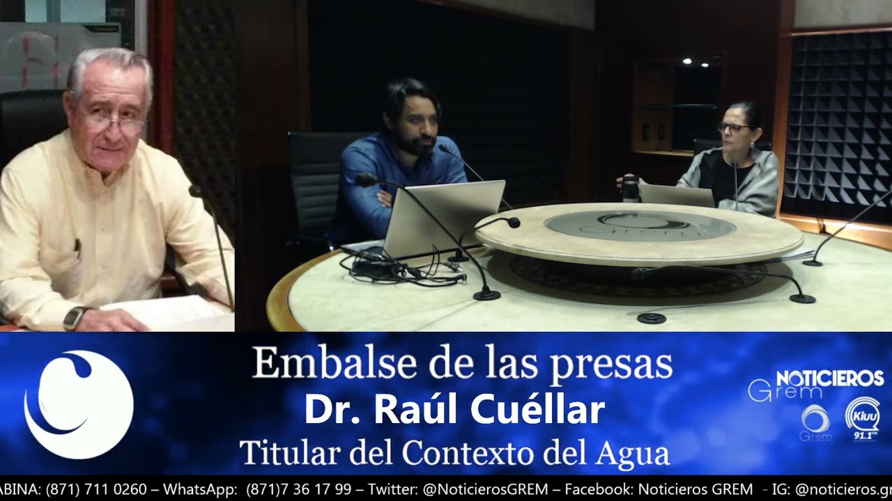 Embalse de las presas con el doctor Raúl Cuéllar en Contextos - YouTube