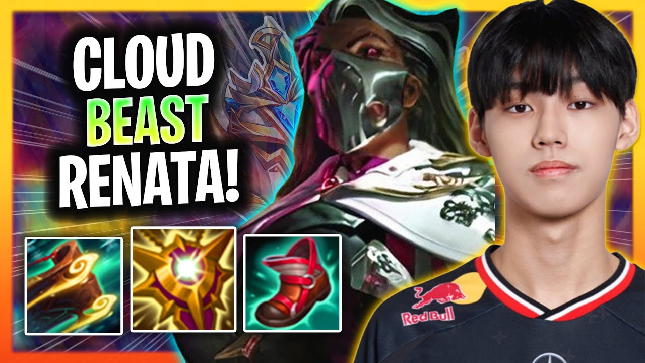 CLOUD IS A BEAST WITH RENATA! | T1 Cloud Plays Renata Support vs Rell! Season 2025 - YouTube