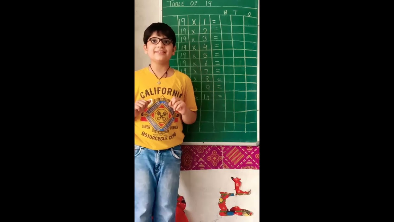 Easiest Way To Learn Table Of 19 YouTube Easiest Way To Learn Table Of 19 YouTube
