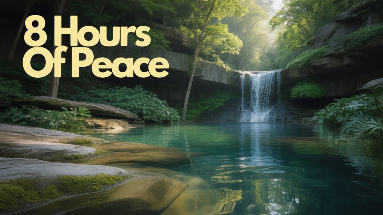 Ambient Nature Sounds: Relaxing Waterfall & Cozy Cabin Ambiance for ...