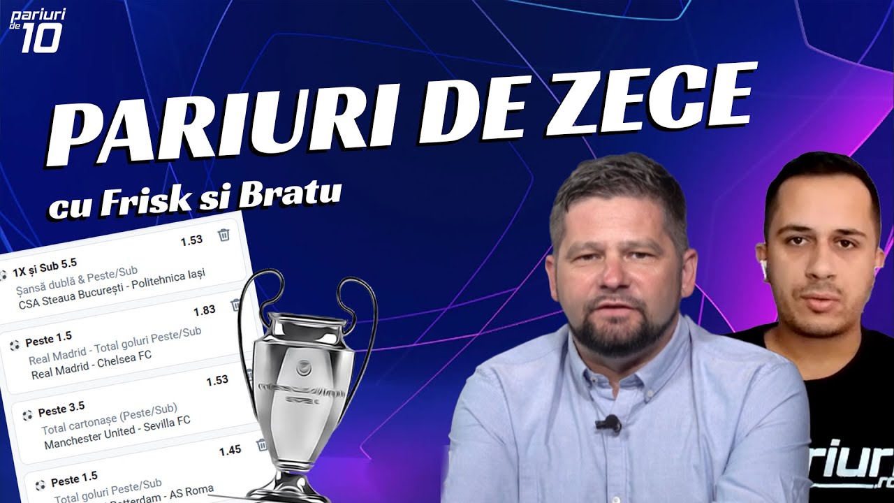 Ponturi pariuri sportive din 13.04.2023! - YouTube