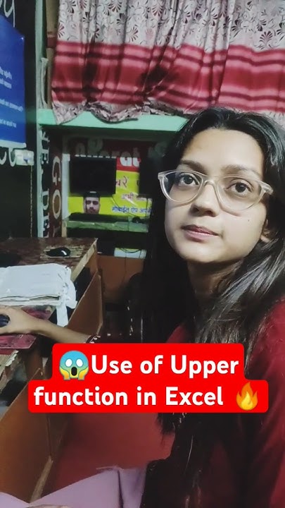 💁How to use Upper formula in Excel #exceltutorial #trending #video #computer #shortcut # ...