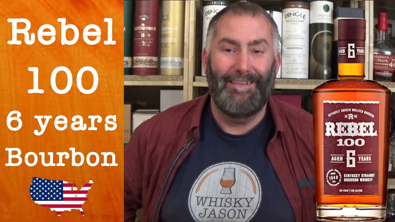 Rebel 100 - aged 6 years Kentucky Straight Wheated Bourbon Whiskey ...