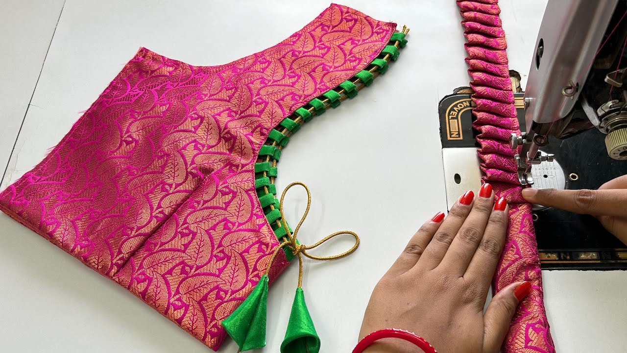 Blouse Designs | Designer Blouse Back Neck Design | Cutting And ...