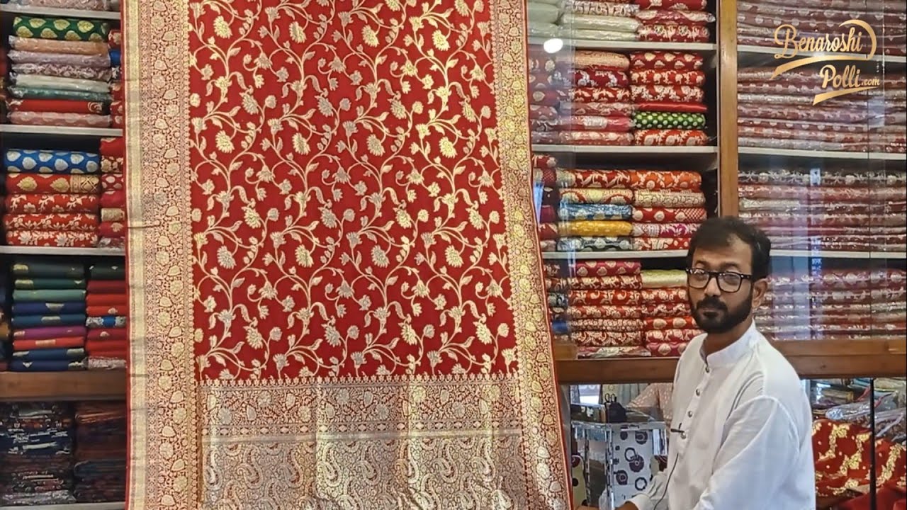 বেনারশী পল্লীতে কম খরচে বিয়ের শাড়ি - Wedding saree at Benaroshi Polli ...