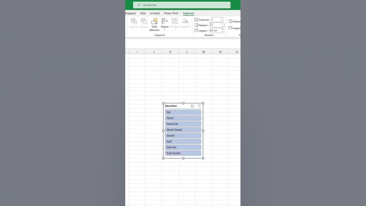 Comment utiliser les segments dans Excel pour mieux organiser vos données - YouTube