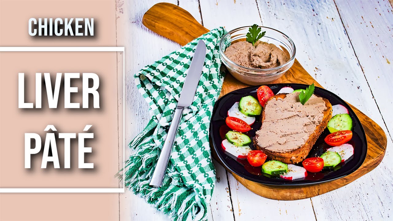 Homemade Chicken liver pate. Also possible with pork or beef. Breakfast ...