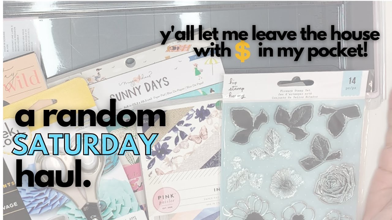 See what I bought on a random Saturday! | (more planners items!) - YouTube