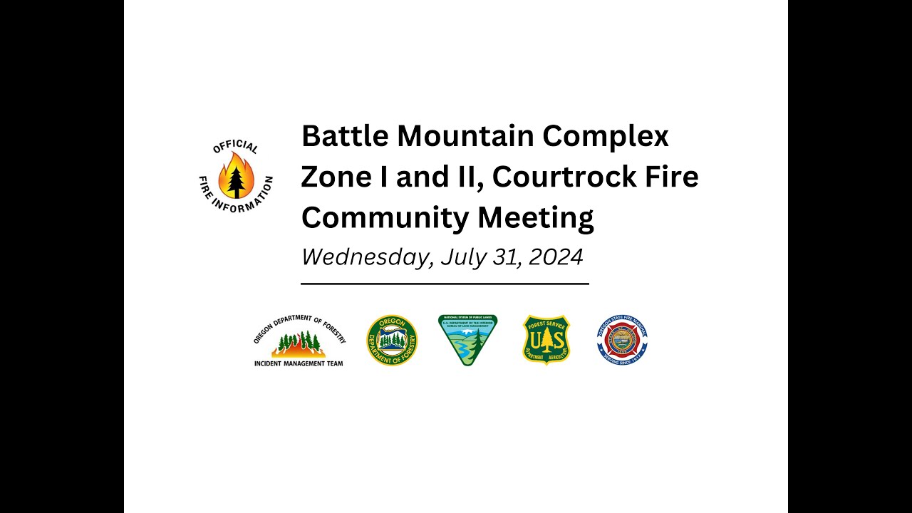Battle Mountain Complex and Courtrock Fire Monument Community Meeting 7 ...