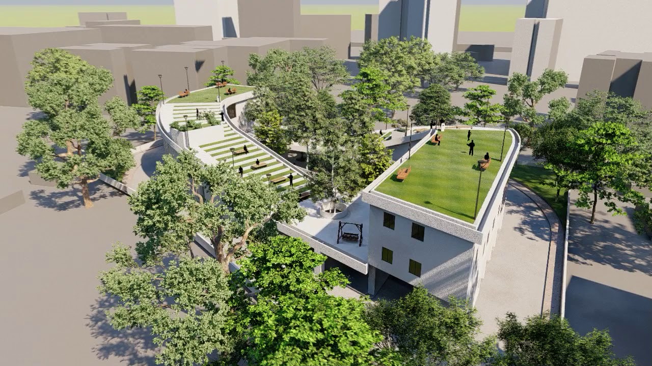 Library and Learning Center Design_Walkthrough - YouTube