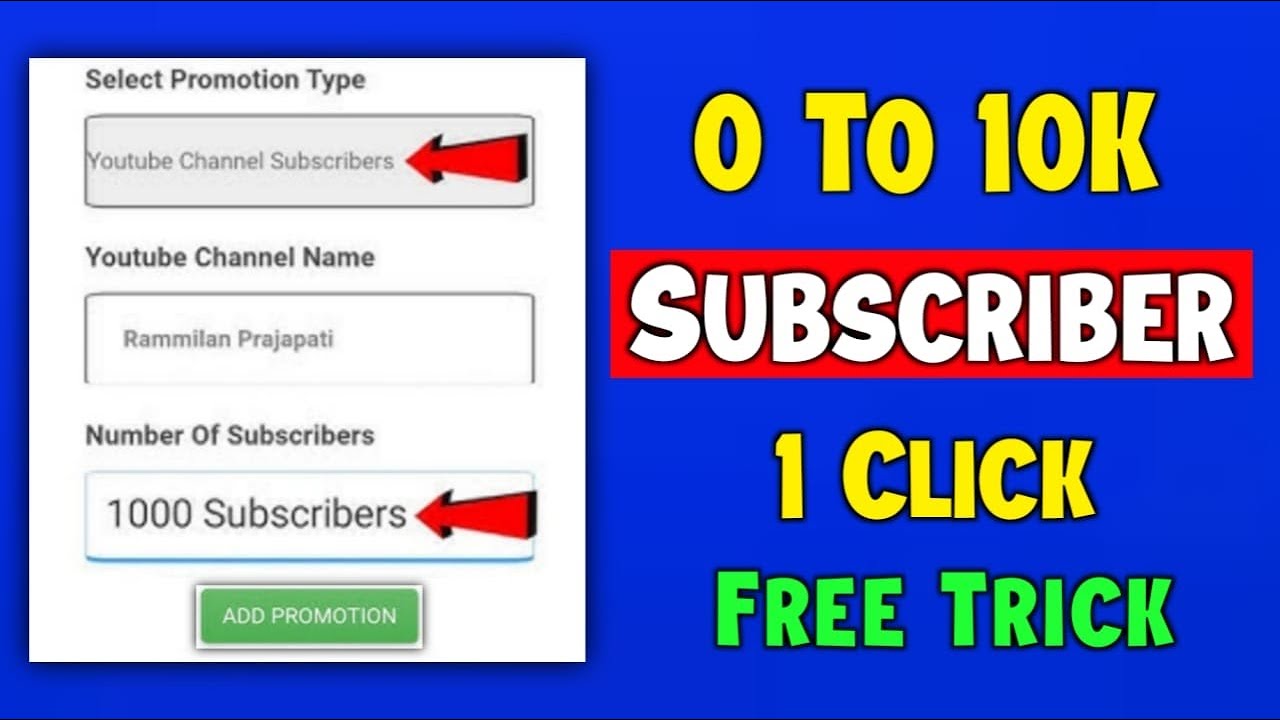How To Get Free Subscribers On YouTube - Free Subscribers For YouTube ...