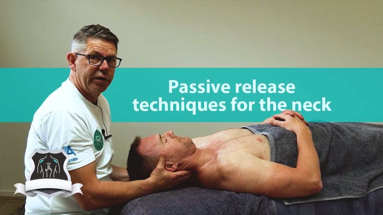 Passive release techniques | Treating neck pain - YouTube
