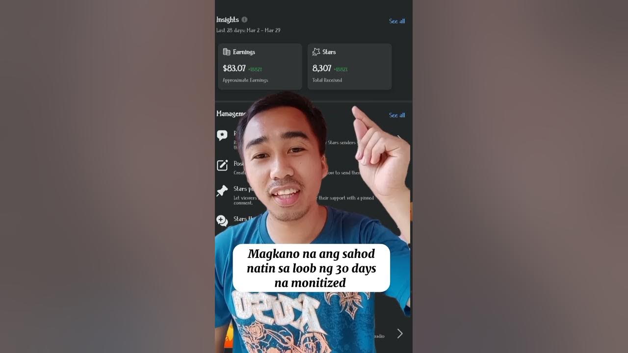 Magkano na ang Earnings ko sa Facebook on my 1st 30 days? - YouTube