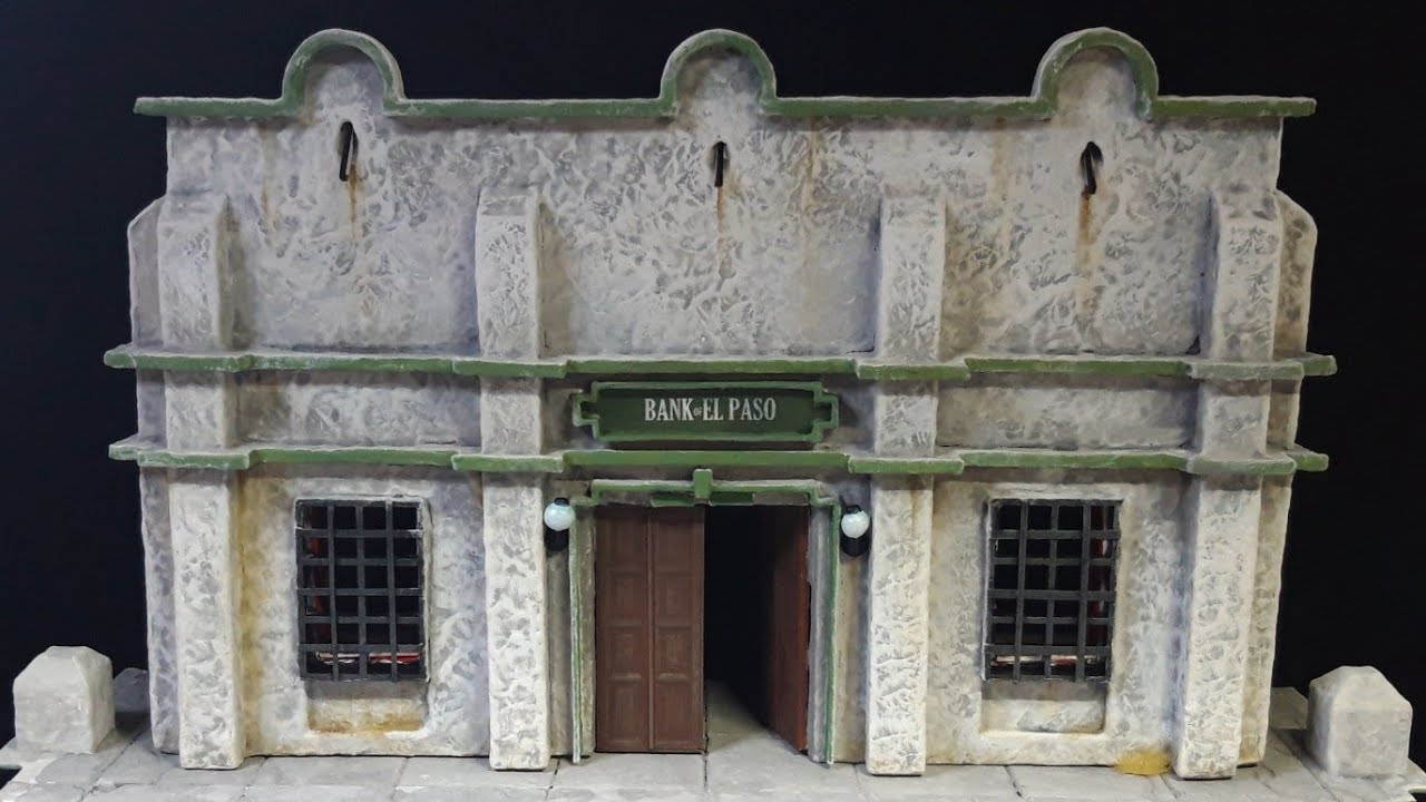Diorama: Bank of El Paso (For a few dollars more) - YouTube