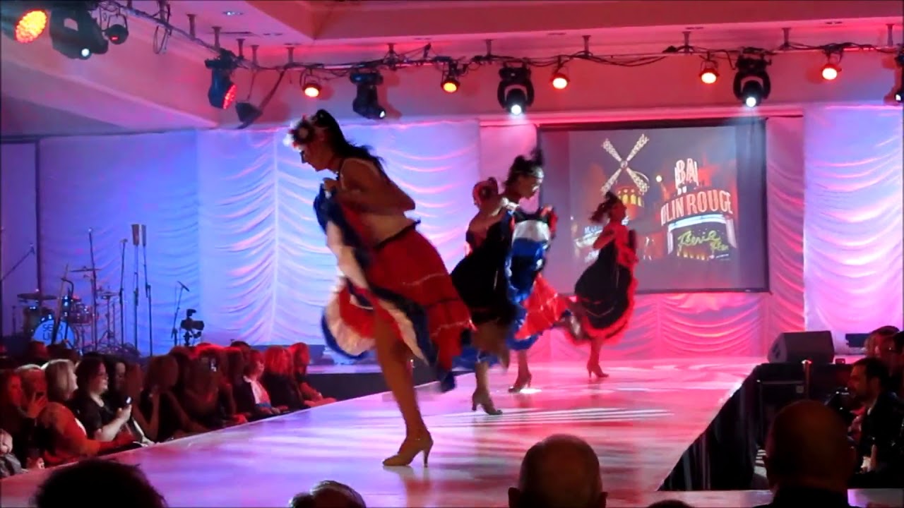 Parisian dancers - Can Can show - YouTube