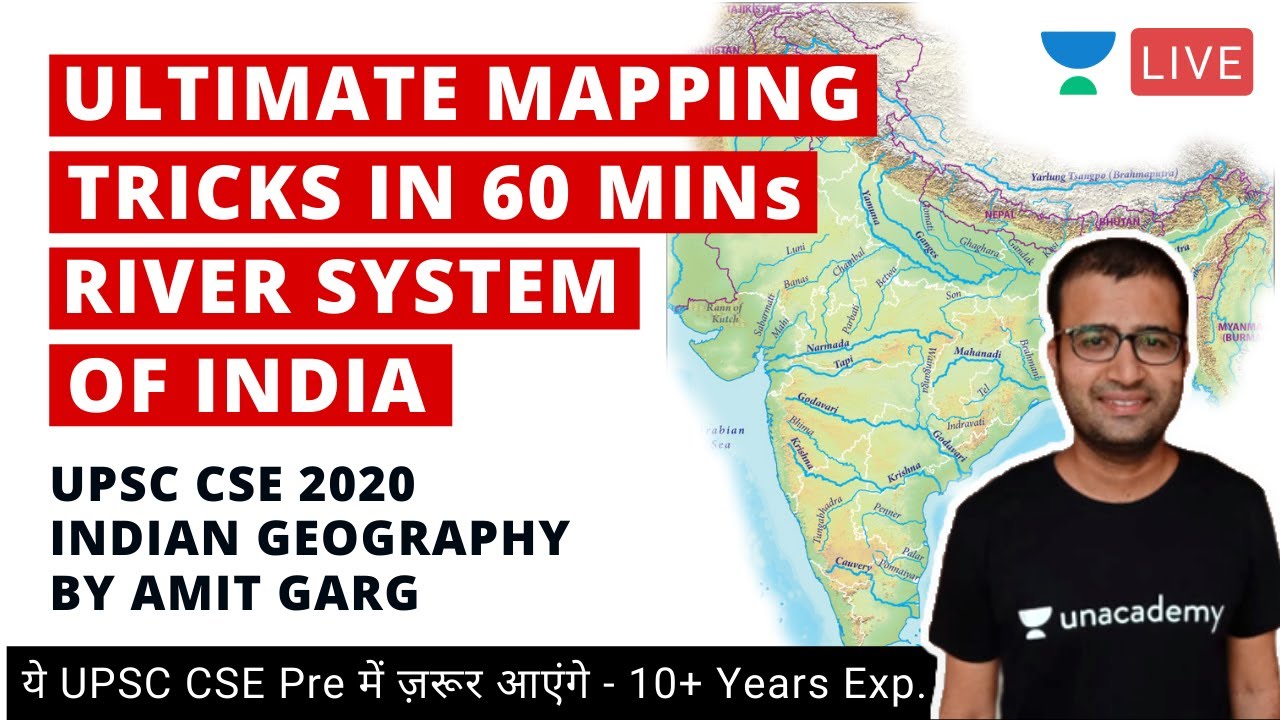 Ultimate Mapping Tricks in 60 mins| River System of India | Geography ...