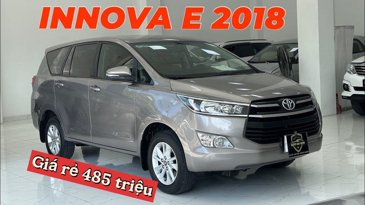 Toyota Innova 2.0E số sàn 2018 quá rẻ 485 triệu - Thái Học Auto Sài Gòn ...