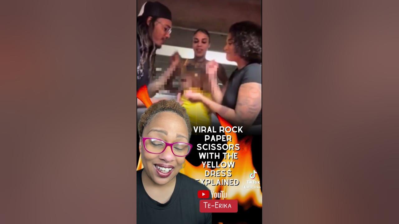 Rock Paper Scissors GIRL in the YELLOW DRESS explained - YouTube