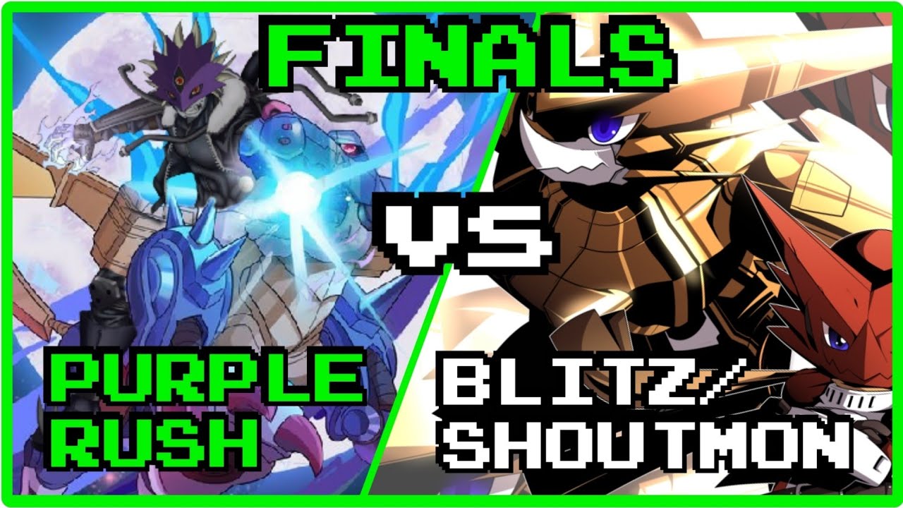 DIGIMON FINALS! PURPLE RUSH VS BLITZ SHOUTMON! #digimontcg #digimon # ...