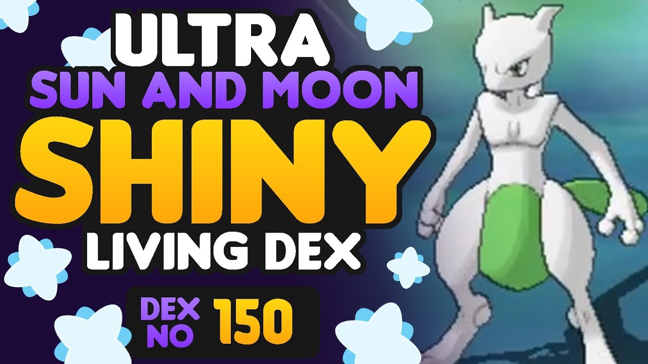 THE LEGENDARY SHINY GREEN MEWTWO!! Pokemon Ultra Sun Shiny Living Dex ...
